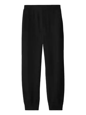 Burberry Tapered Wool Track Pants - Black