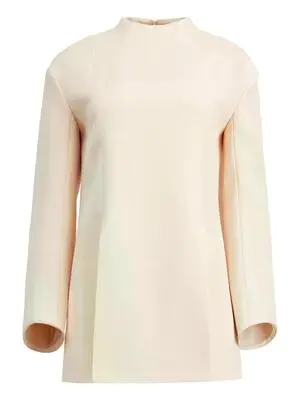 Khaite The Mahni Slit-detail Blouse - Neutrals