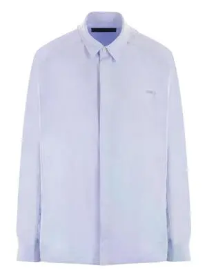 JUUN.J Embroidered-logo Shirt - Blue