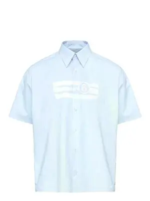 MAISON MARGIELA Numbers-motif Shirt - Blue