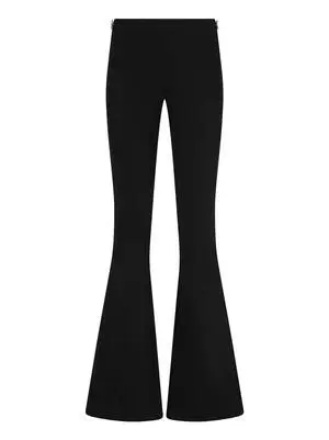 Dsquared2 Logo-plaque Flared Trousers - Black