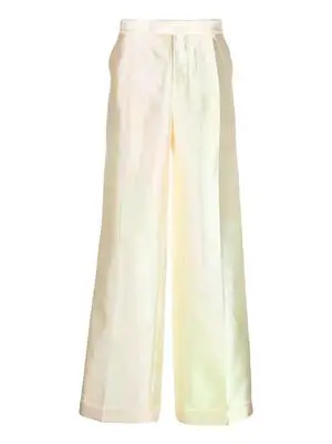 MAISON MARGIELA Straight-leg Silk Trousers - Neutrals