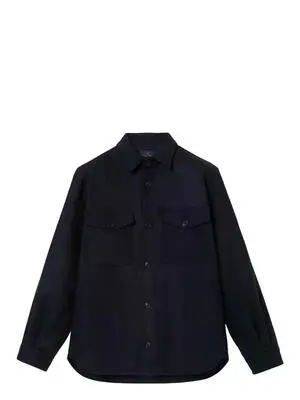 Brooks Brothers Flat-pocket Overshirt - Blue