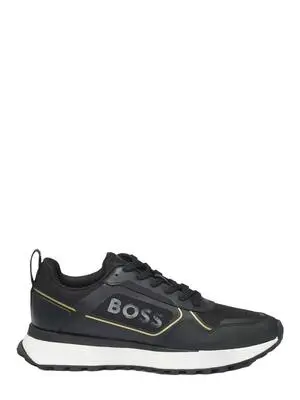 BOSS Logo-print Sneakers - Black