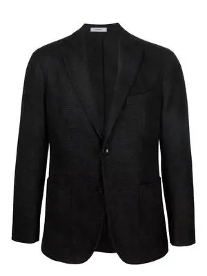 Boglioli Notched-lapels Single-breasted Blazer - Grey