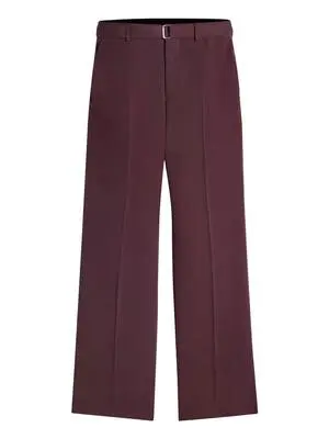 LANVIN Belted Tailored Trousers - Red