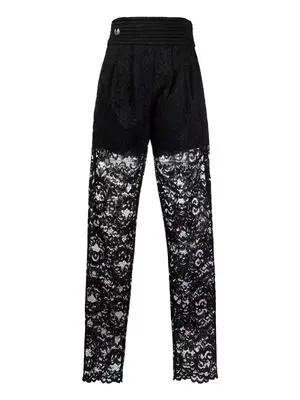 PHILIPP PLEIN Straight-Leg Lace Trousers