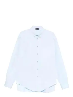 MUGLER Poplin Shirt - Blue