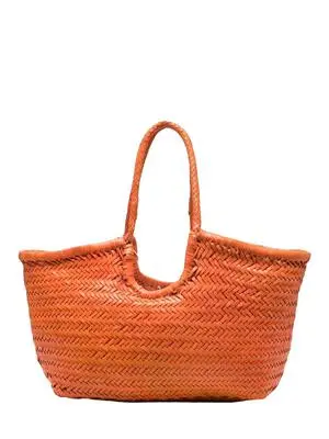 Dragon Diffusion Interwoven-design Tote Bag - Orange