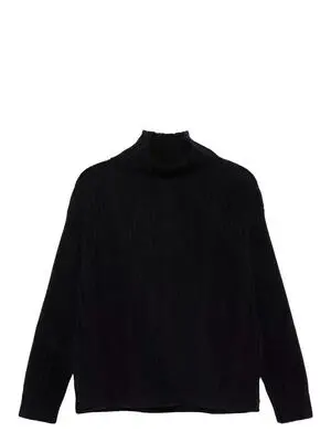 Max Mara Vitalba Ribbed-knit Sweater - Blue