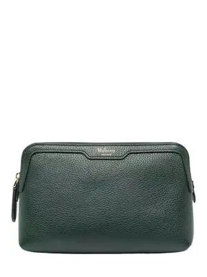 Mulberry Logo-embossed Pouch - Green