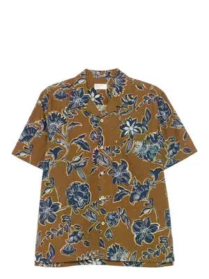 Universal Works Floral-print Shirt - Brown