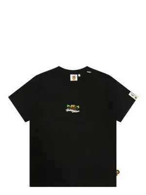 A BATHING APE Cotton T-Shirt Black