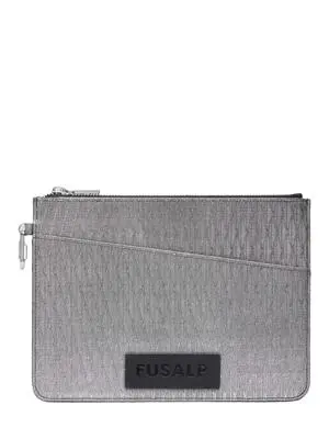 Fusalp Pouch Clutch Bag - Silver