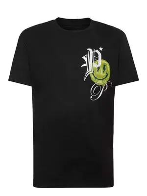 Philipp Plein Smile Logo-print T-shirt - Black
