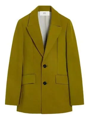 AMI Paris Wool Blazer - Green