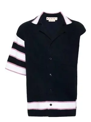 Marni Terry-cloth Bowling Shirt - Blue