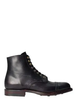 Ralph Lauren Leather Boots - Black