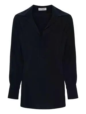 Alberto Biani V-neck Blouse - Blue