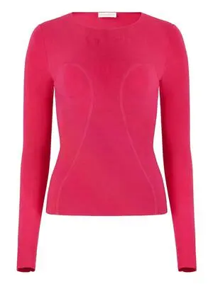 Nina Ricci Round-neck Knitted Jumper - Red