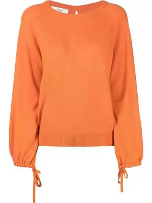Pringle Of Scotland Round Neck Cashmere Jumper - Orange