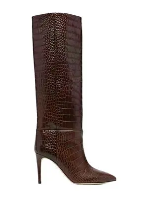 Paris Texas Stiletto 85 Boots - Brown