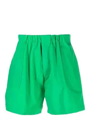 Mackintosh Captain Elasticated Waistband Shorts - Green