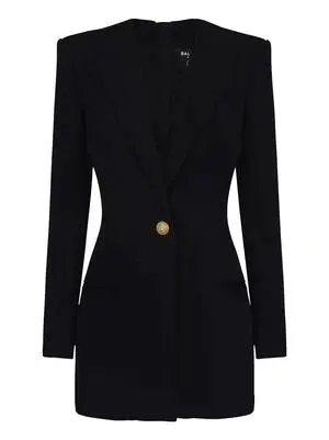 Balmain Single-breasted Blazer Dress - Black