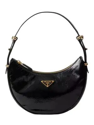 Prada Arqué Shoulder Bag - Black