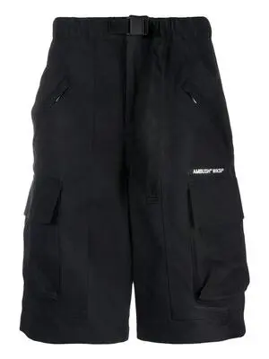 AMBUSH Wksp Belted Cargo Shorts - Black