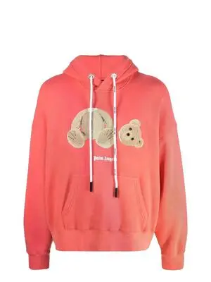 Palm Angels Logo-print Drawstring Hoodie - Orange