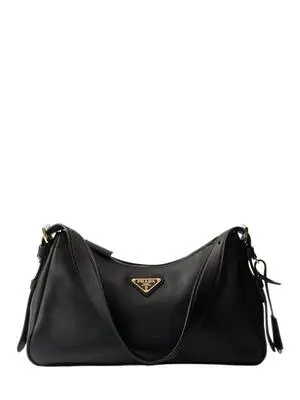 Prada Medium Aimée Shoulder Bag - Black