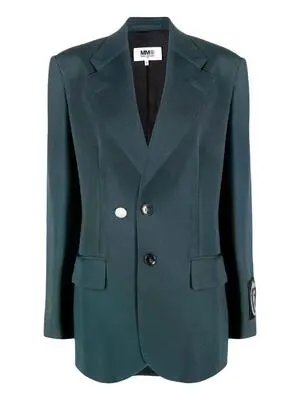 MAISON MARGIELA Single-breasted Blazer - Green