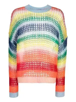 Dsquared2 Striped Crew-neck Jumper - Blue