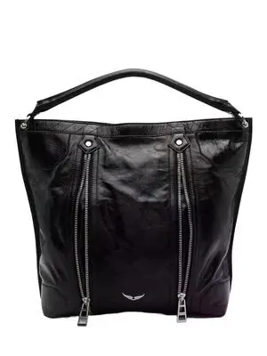 Zadig&Voltaire Grained Leather Tote Bag - Black
