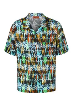 Missoni Zigzag-print Shirt - Black