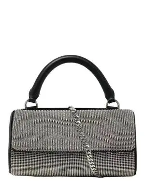 Kara Crystal-embellished Mini Bag - Neutrals