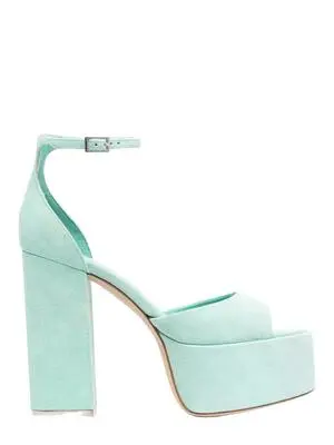 Paris Texas Tatiana 130mm Platform Sandals - Blue
