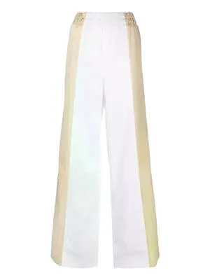 Fabiana Filippi Two-tone Wide-leg Trousers - Neutrals