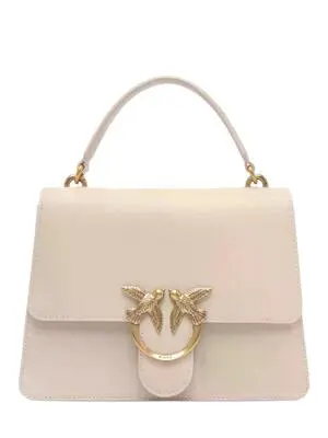 Pinko Small Love One Handbag - Neutrals