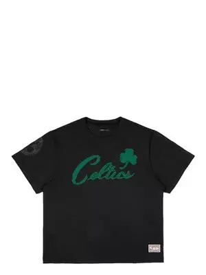 PURPLE BRAND Boston Celtics Mesh T-shirt - Black