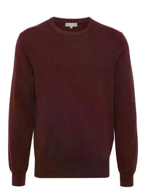N.peal Oxford Round Neck Jumper - Red