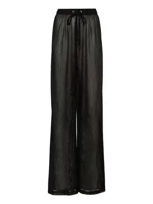 PARAMIDONNA Aurora Lurex Trousers - Black