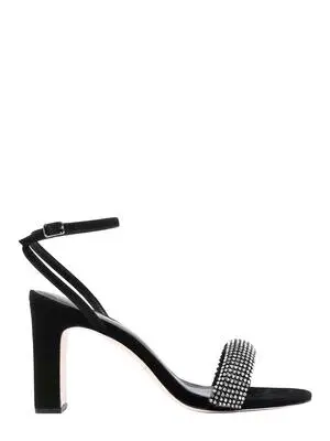 LOEFFLER RANDALL Shay 80mm Rhinestone-embellished Sandals - Black