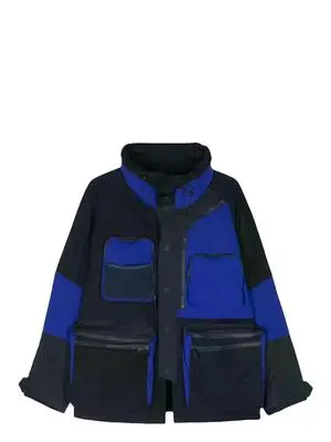WHITE MOUNTAINEERING Colour-block Multi-pocket Parka - Blue