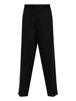 Neil Barrett Tapered Darted Trousers - Black