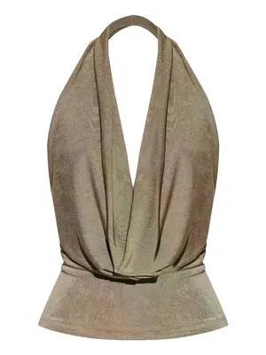 MISBHV Halterneck Top - Neutrals