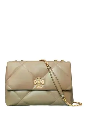 Tory Burch Kira Diamond-quilted Shoulder Bag - Neutrals