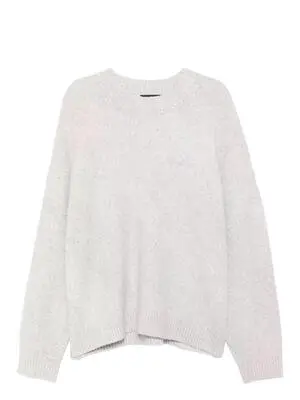 REPRESENT Marled-knit Jumper - Grey