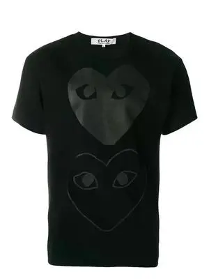 Play Comme Des Garcon Printed T-shirt - Black